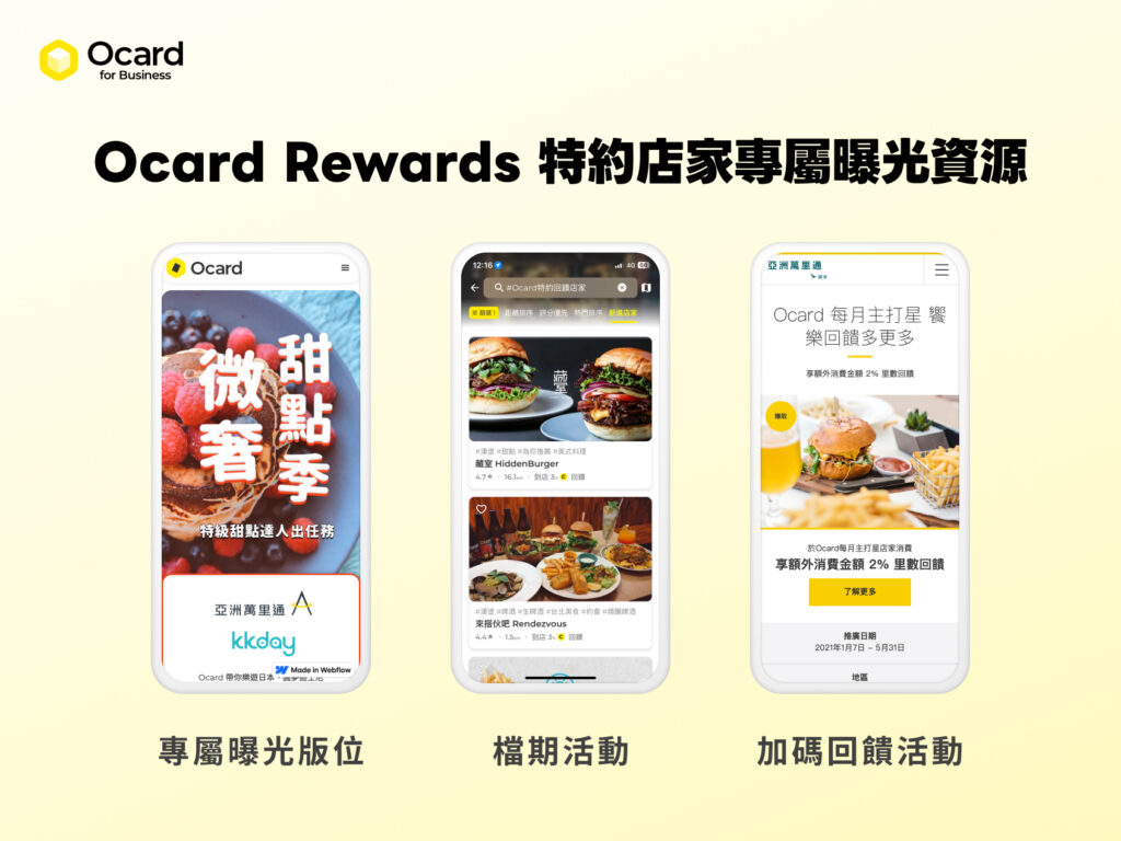 Ocard Rewards 回饋計畫｜免費曝光、精準導流，助您開拓新客源 - Ocard Blog